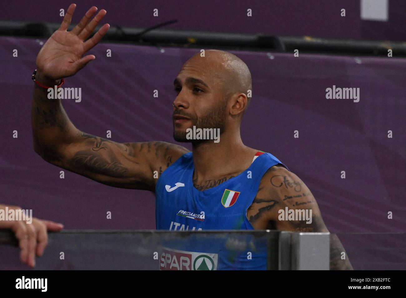 Rome, Italy. 08th June, 2024. Marcell JACOBS Gold Medal 100m Men during ...