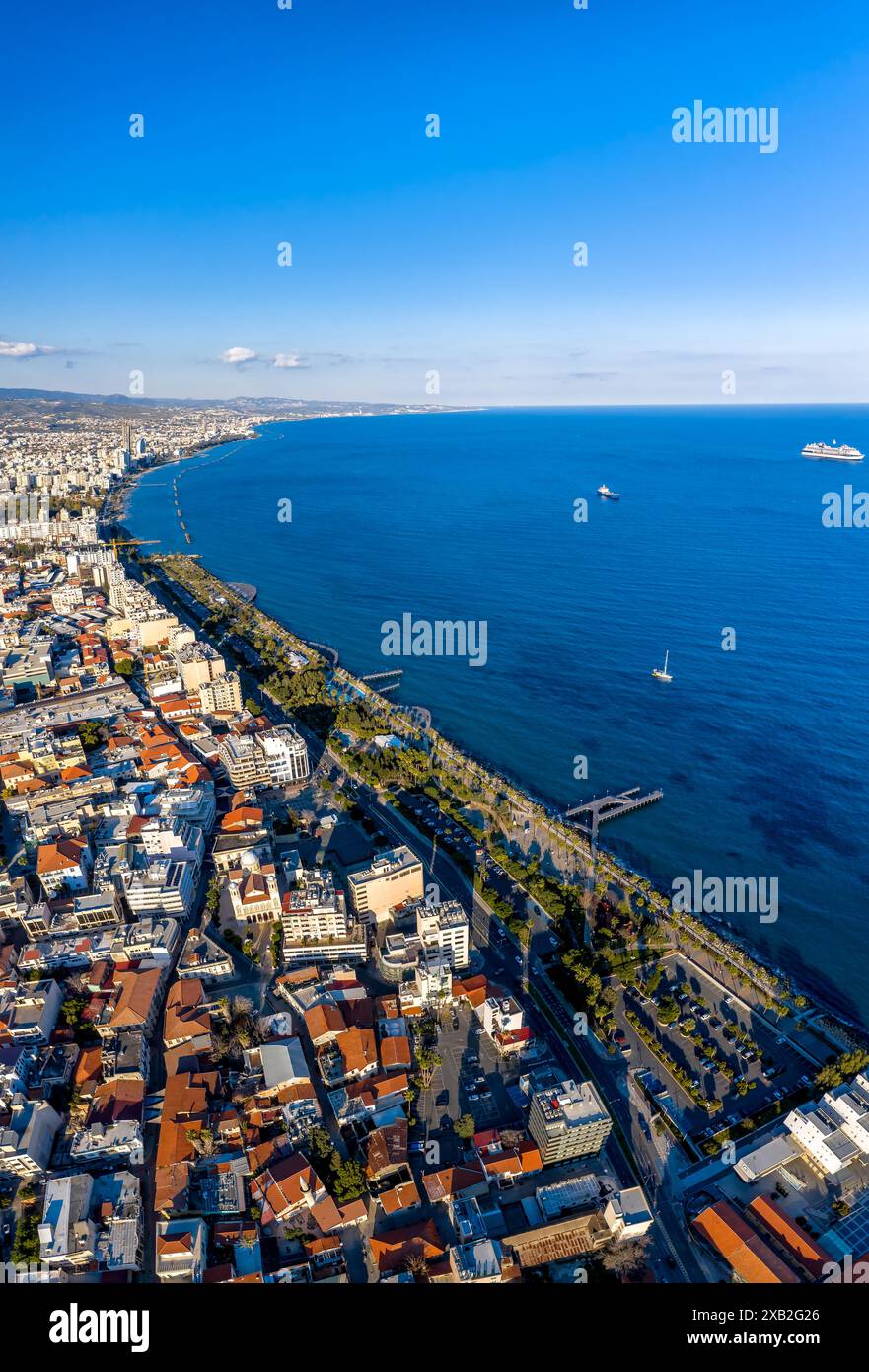 Stunning high-angle shot capturing the vibrant urban life and serene ...
