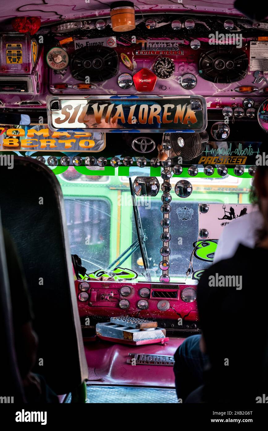 Chicken bus inside hi-res stock photography and images - Alamy