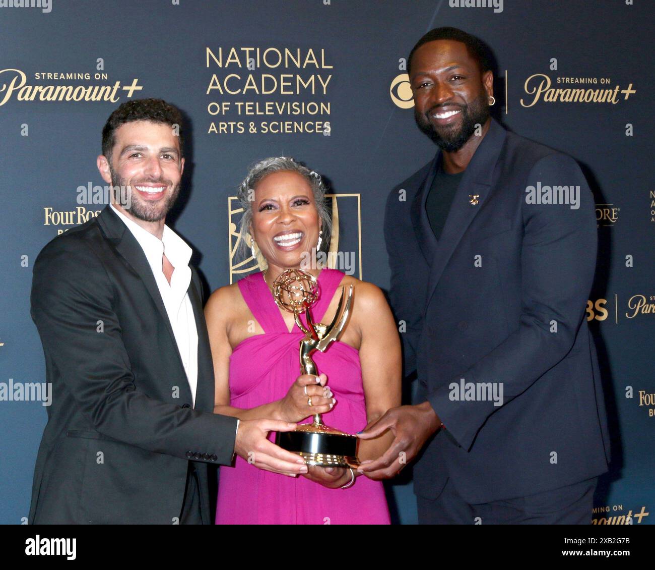 Ca. 08th June, 2024. Jon Marcus, Luchina Fisher, Dwyane Wade in ...