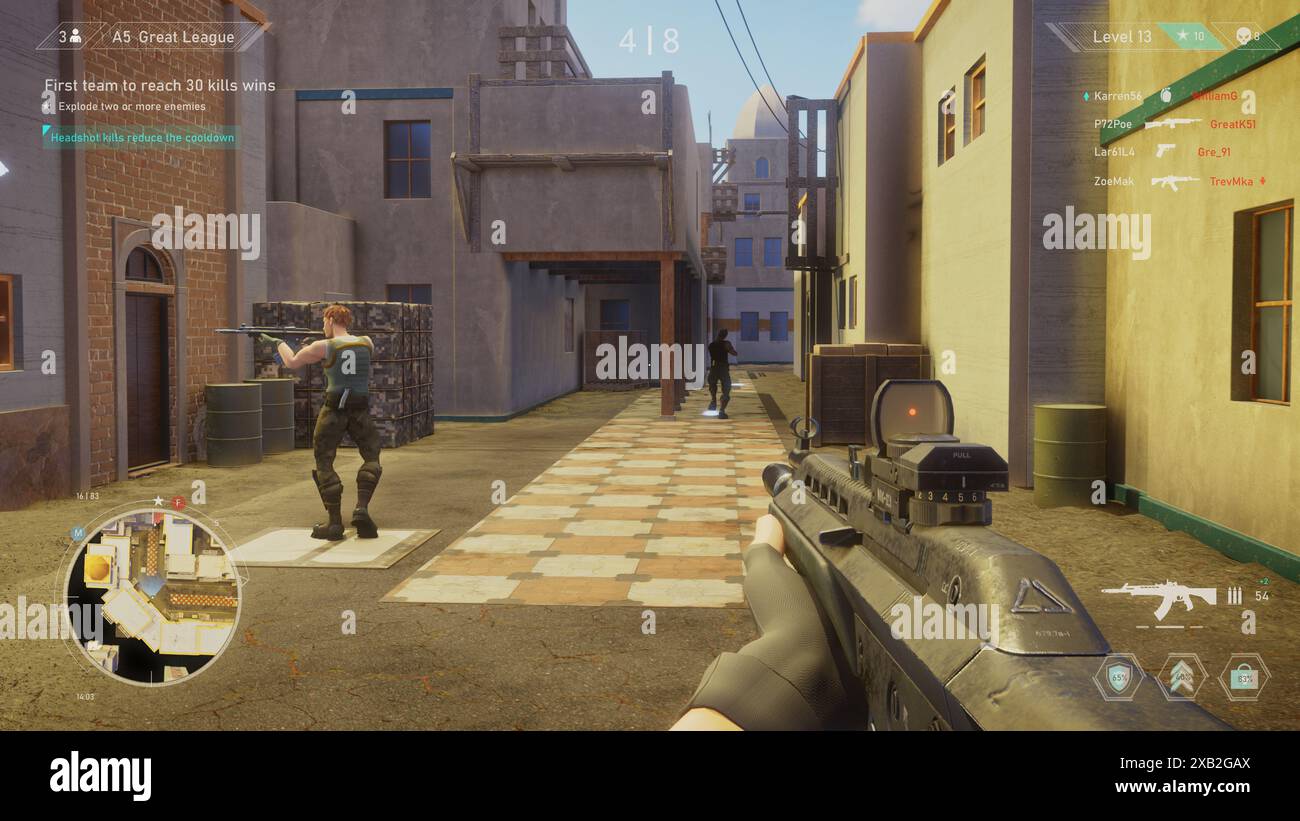 Mock up multiplayer hi-res stock photography and images - Alamy