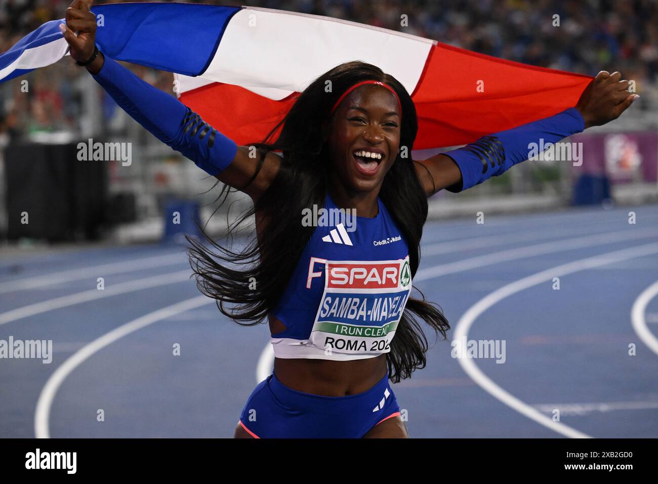 Cyrena SAMBA-MAYELA Gold Medal 100m Hurdles Women during European ...