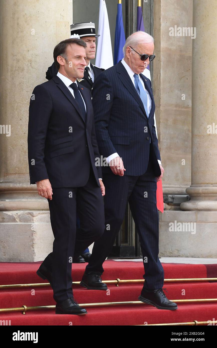 The President of the Republic Emmanuel Macron receives a State Visit ...