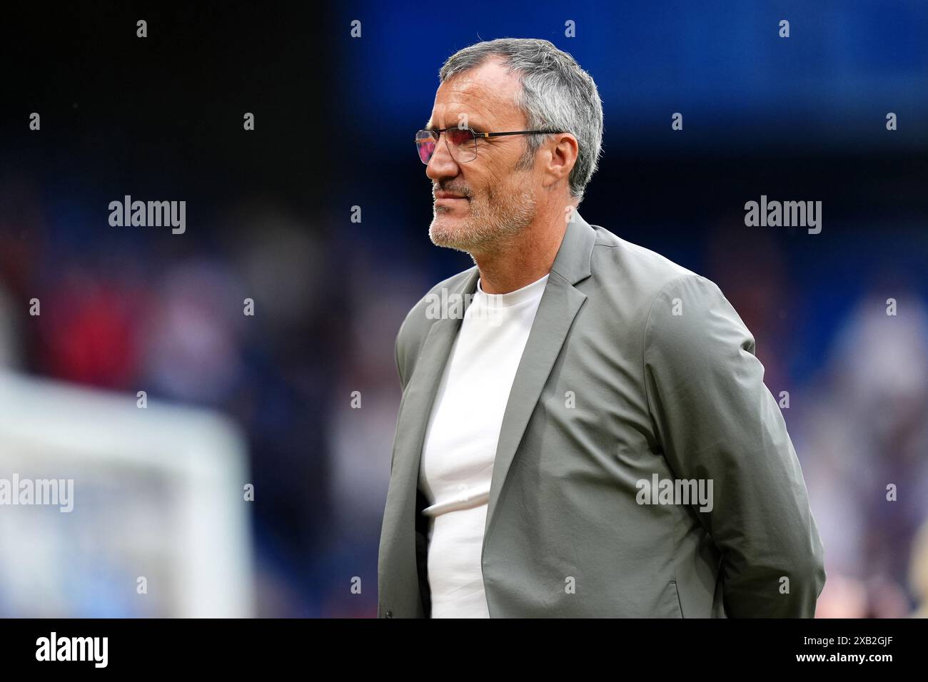 World XI cocah Toni Jimenez before Soccer Aid for UNICEF 2024 at ...