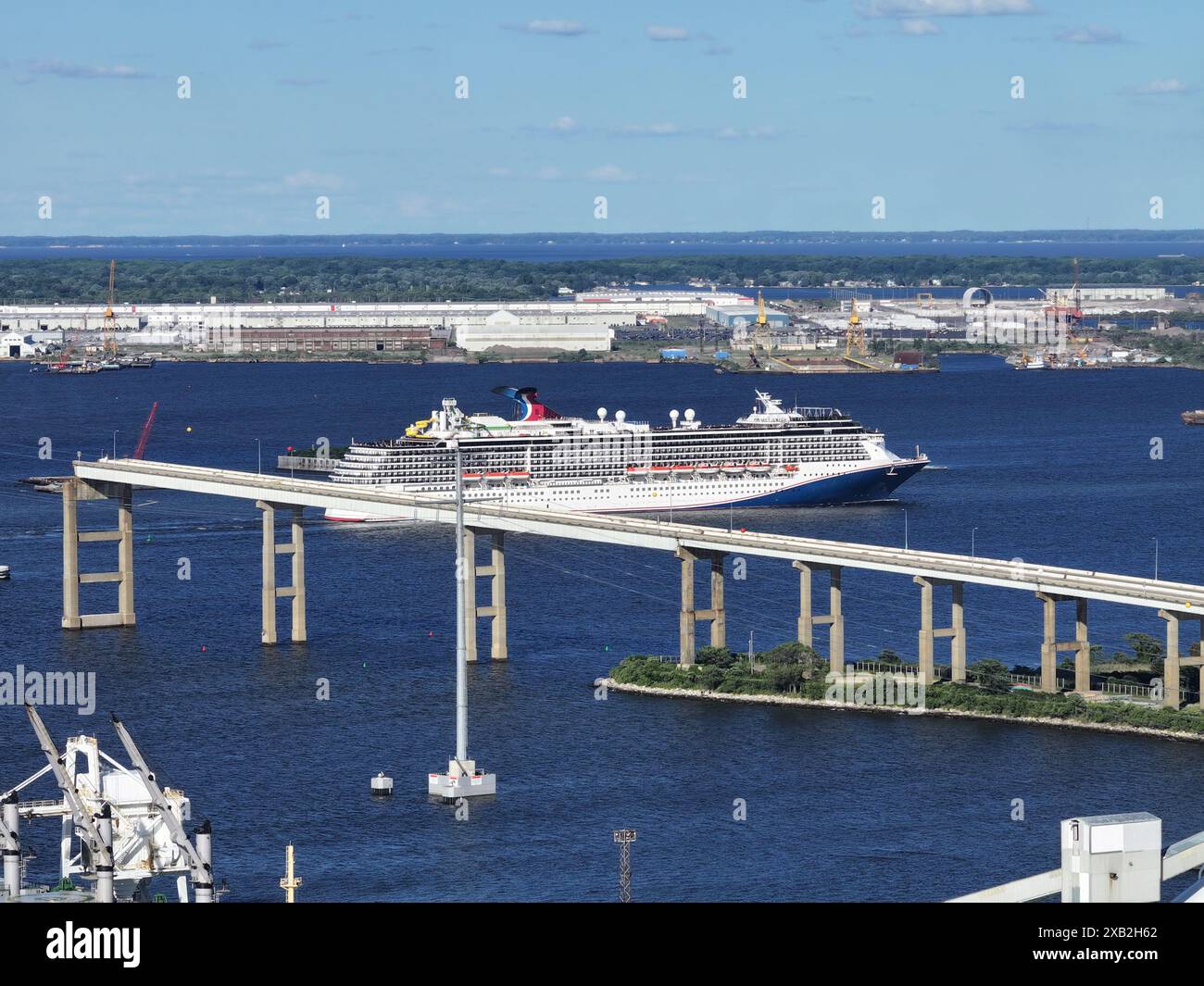 BALTIMORE, MD - JUNE 9: Final 50 Foot Deep Channel Harbor Clears Last ...