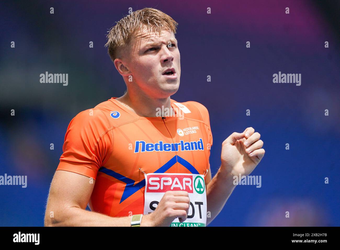 ROME, ITALY - JUNE 10: Nick Smidt of Netherlands competing in the 400m ...