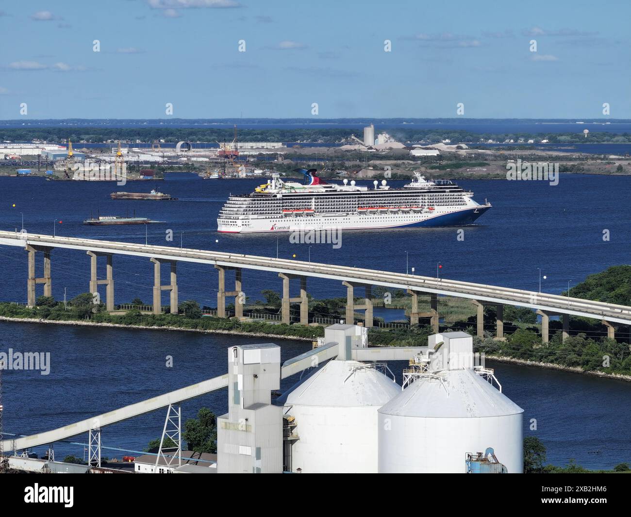Baltimore, MD, USA. 9th June, 2024. Final 50 Foot Deep Channel Harbor ...