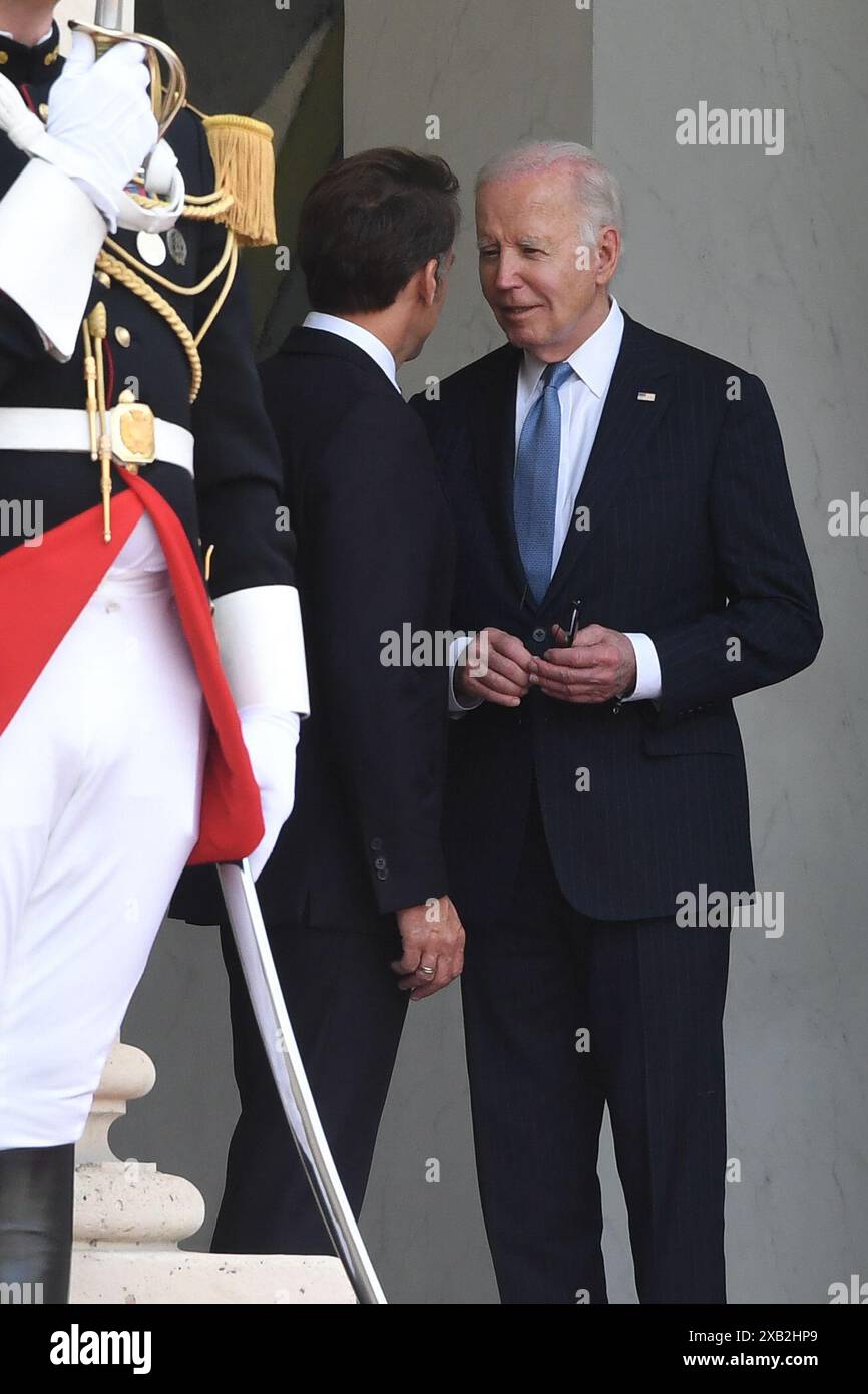The President of the Republic Emmanuel Macron receives a State Visit ...