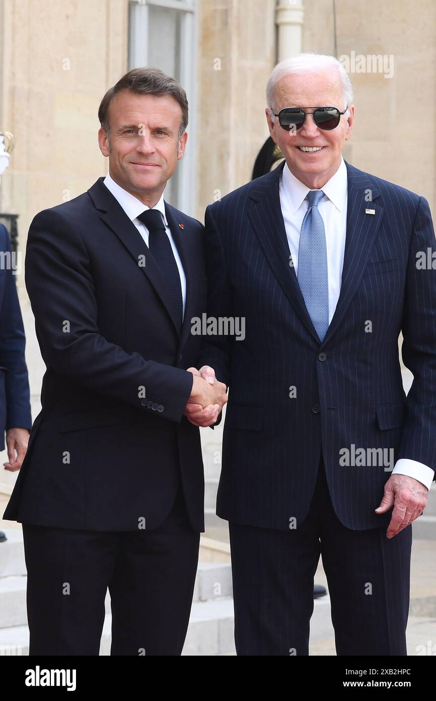 The President of the Republic Emmanuel Macron receives a State Visit ...