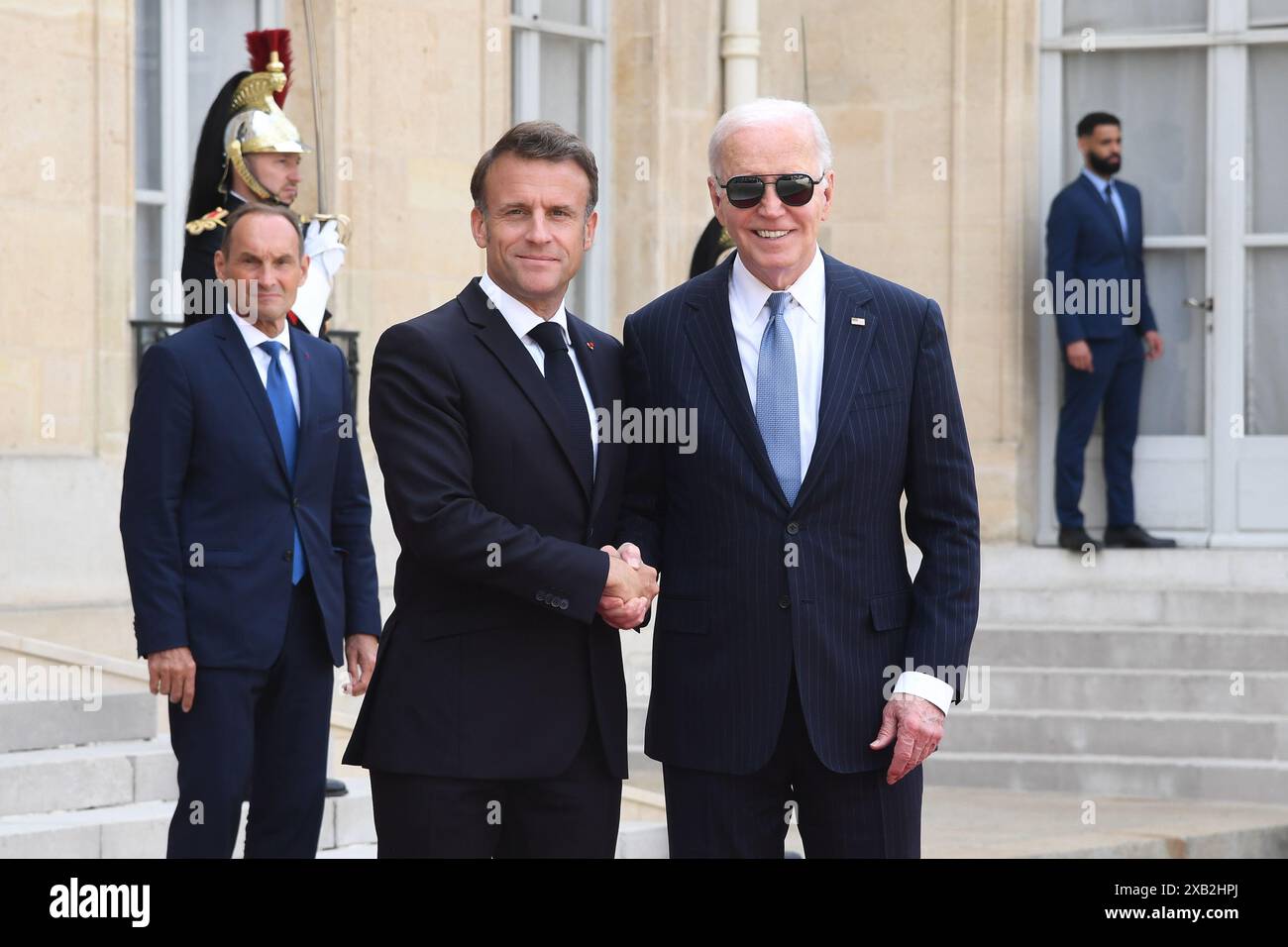 The President of the Republic Emmanuel Macron receives a State Visit ...