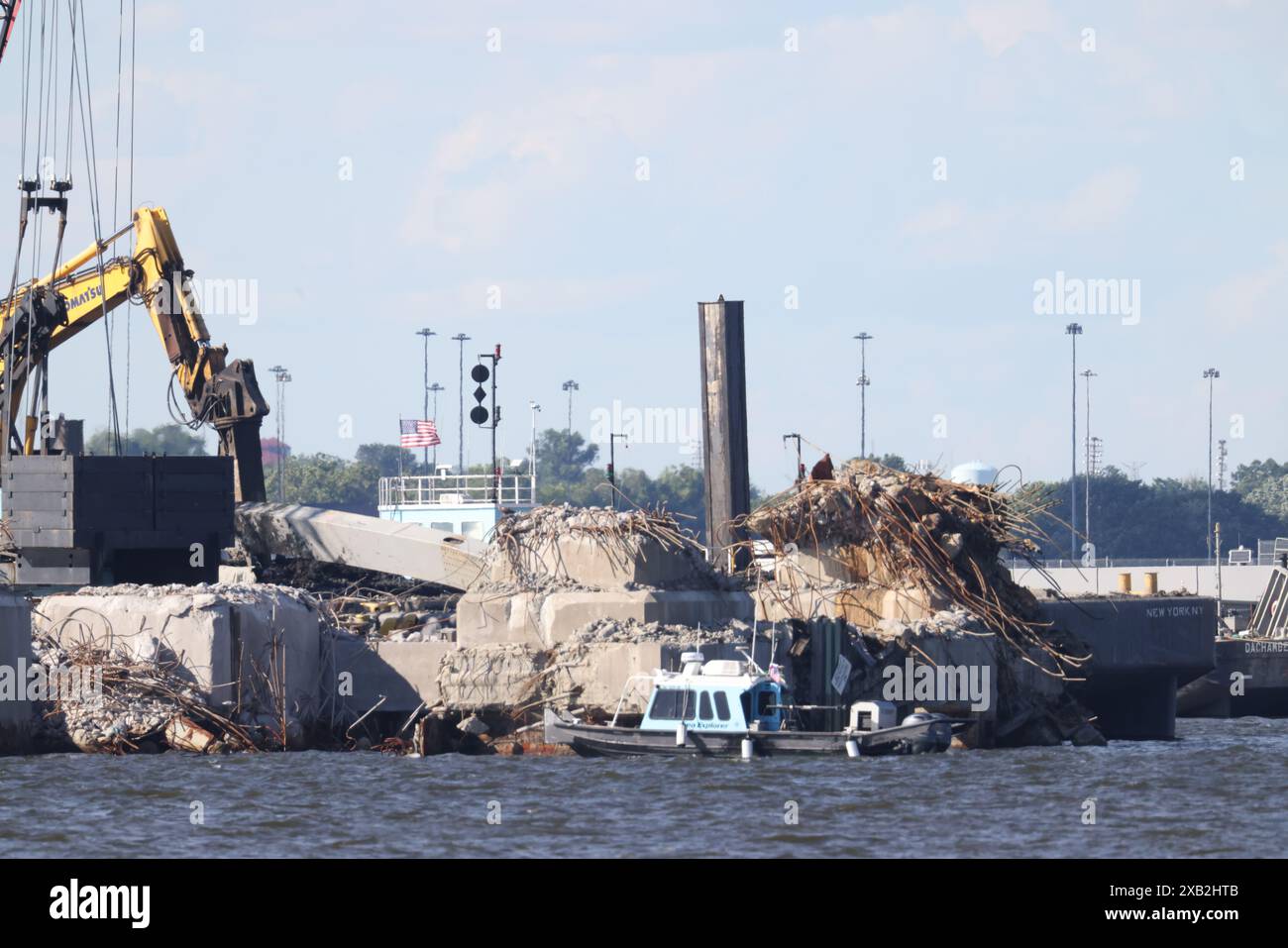 BALTIMORE, MD - JUNE 9: Final 50 Foot Deep Channel Harbor Clears Last ...