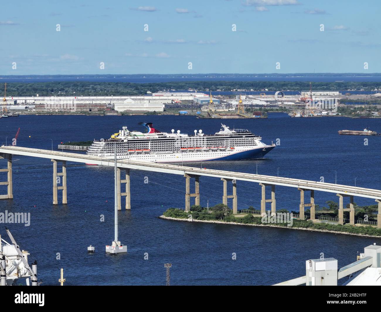 BALTIMORE, MD - JUNE 9: Final 50 Foot Deep Channel Harbor Clears Last ...