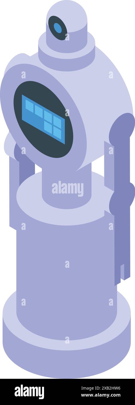 Humanoid robot view Stock Vector Images - Alamy