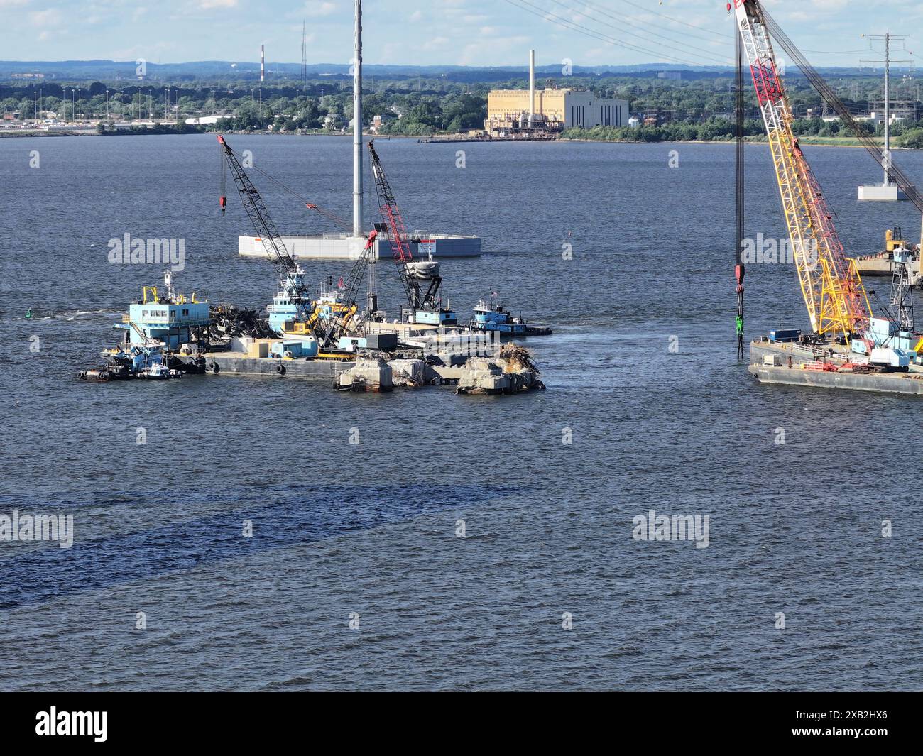 BALTIMORE, MD - JUNE 9: Final 50 Foot Deep Channel Harbor Clears Last ...