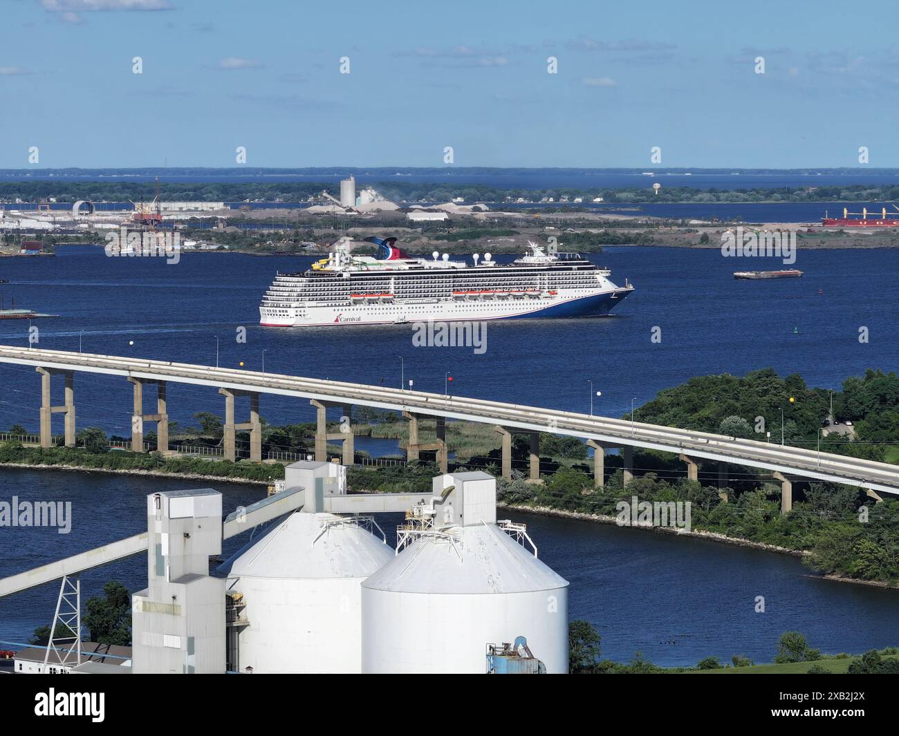 BALTIMORE, MD - JUNE 9: Final 50 Foot Deep Channel Harbor Clears Last ...