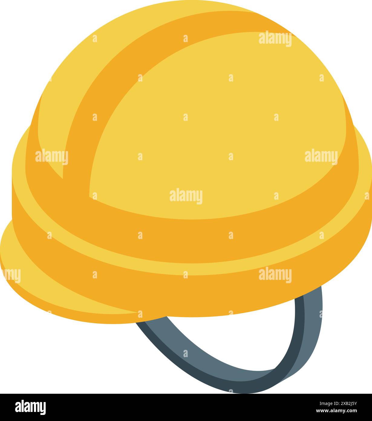 Yellow hard hat, an essential piece of personal protective equipment ...