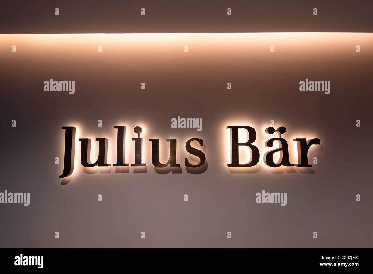 Zurich, Switzerland - May 29, 2024: Julius Bar is a swiss multinational ...