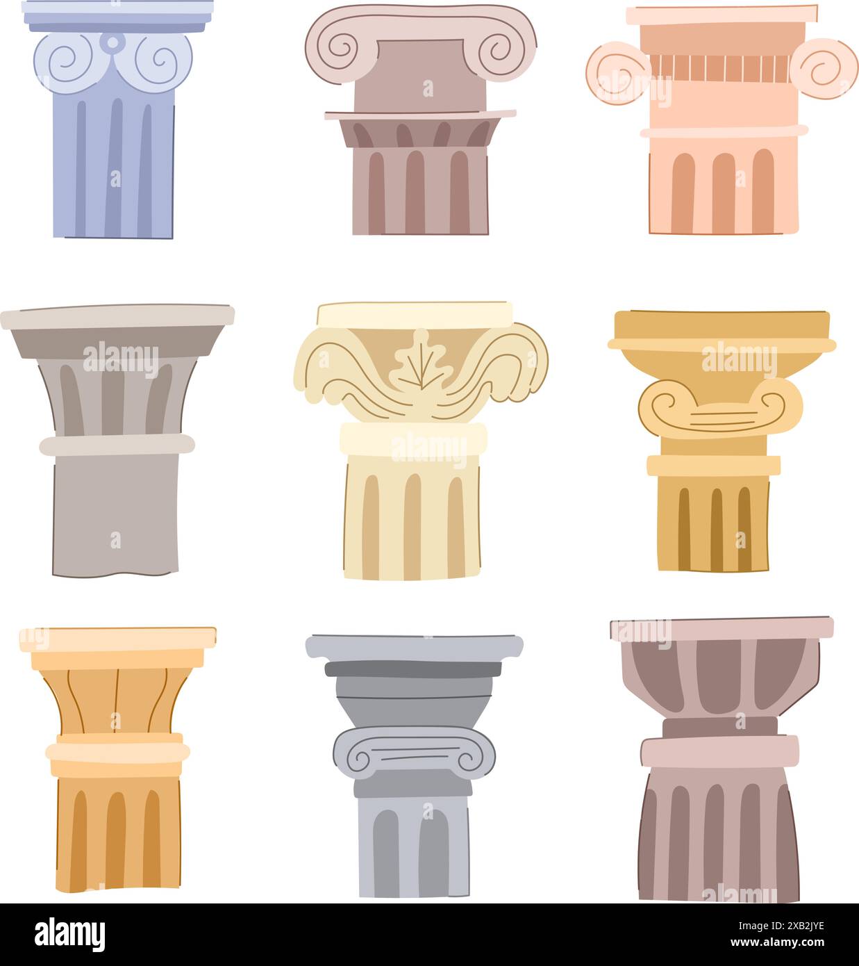 Corinthian color Stock Vector Images - Alamy
