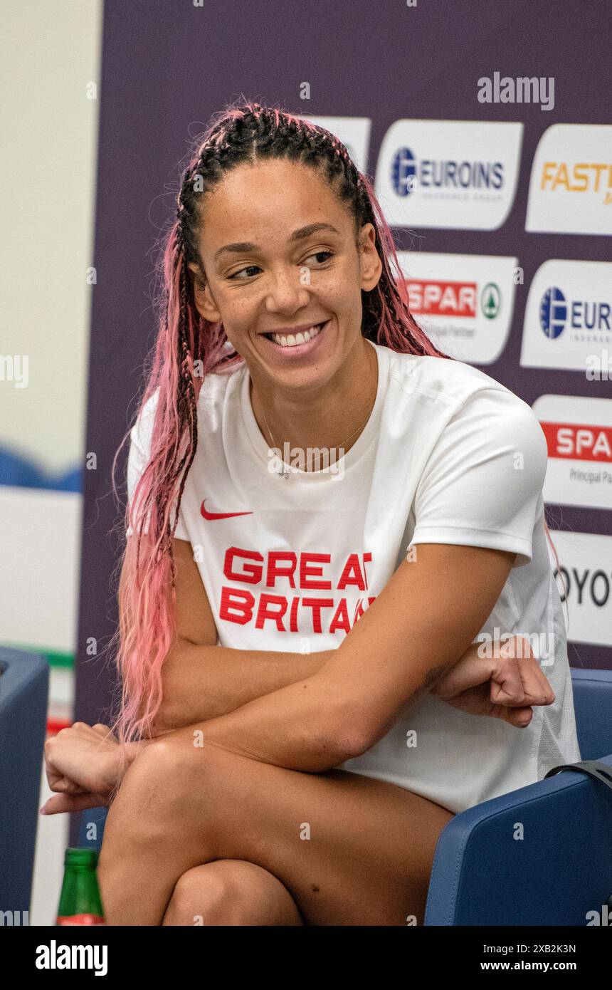 Katarina Johnson-Thompson (GBR), World heptathlon champion, at the ...