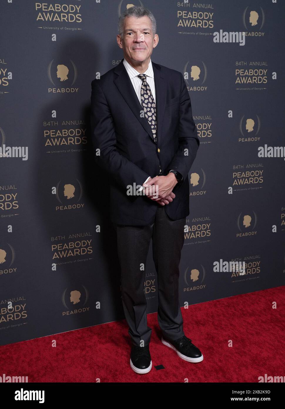 Mark Whitaker arrives at the 84th Annual Peabody Awards held at the ...