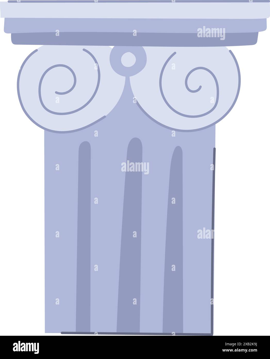 architecture column ancient cartoon vector illustration Stock Vector Image & Art - Alamy