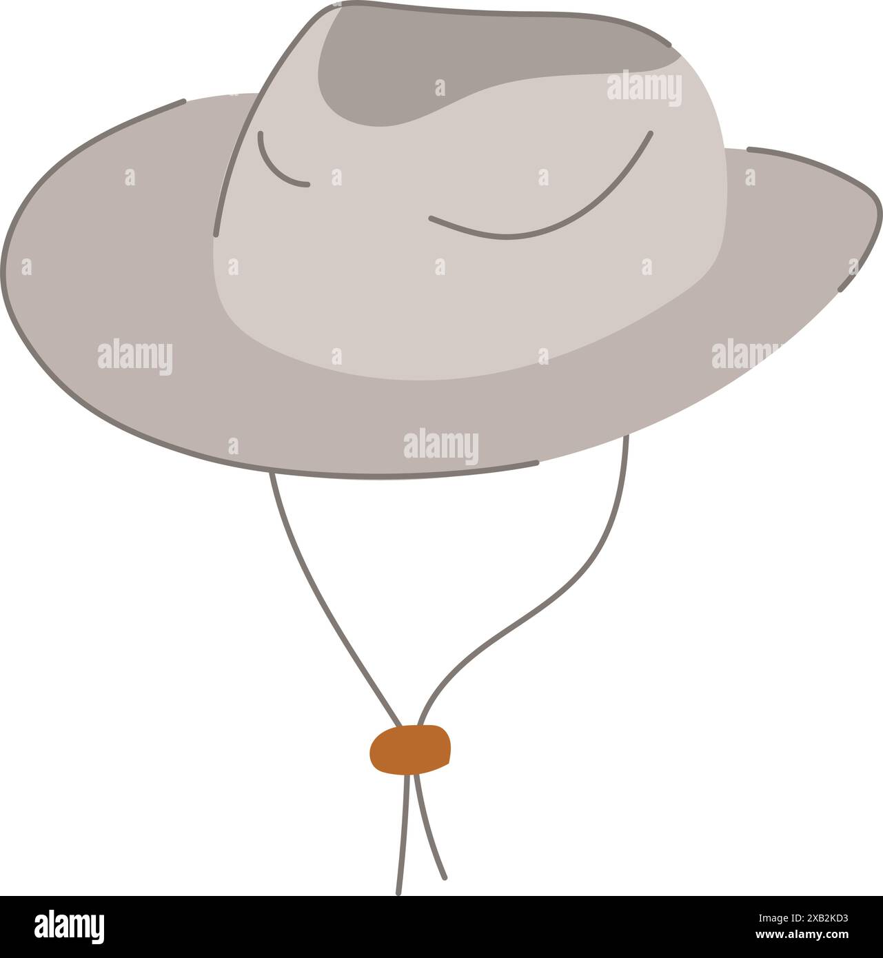 country cowboy hat cartoon vector illustration Stock Vector Image & Art ...