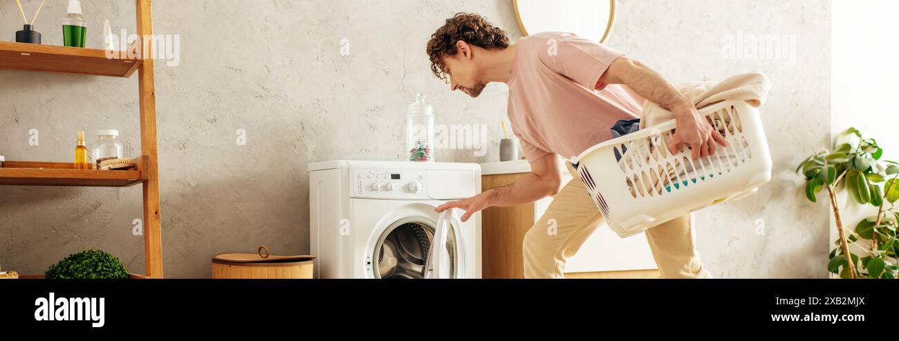 Laundry management hi-res stock photography and images - Alamy