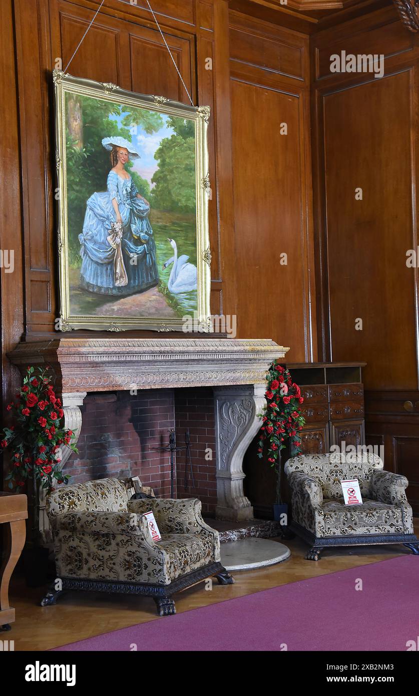 Castle Moszna and park, former residence of a Silesian Tiele-Wincler ...