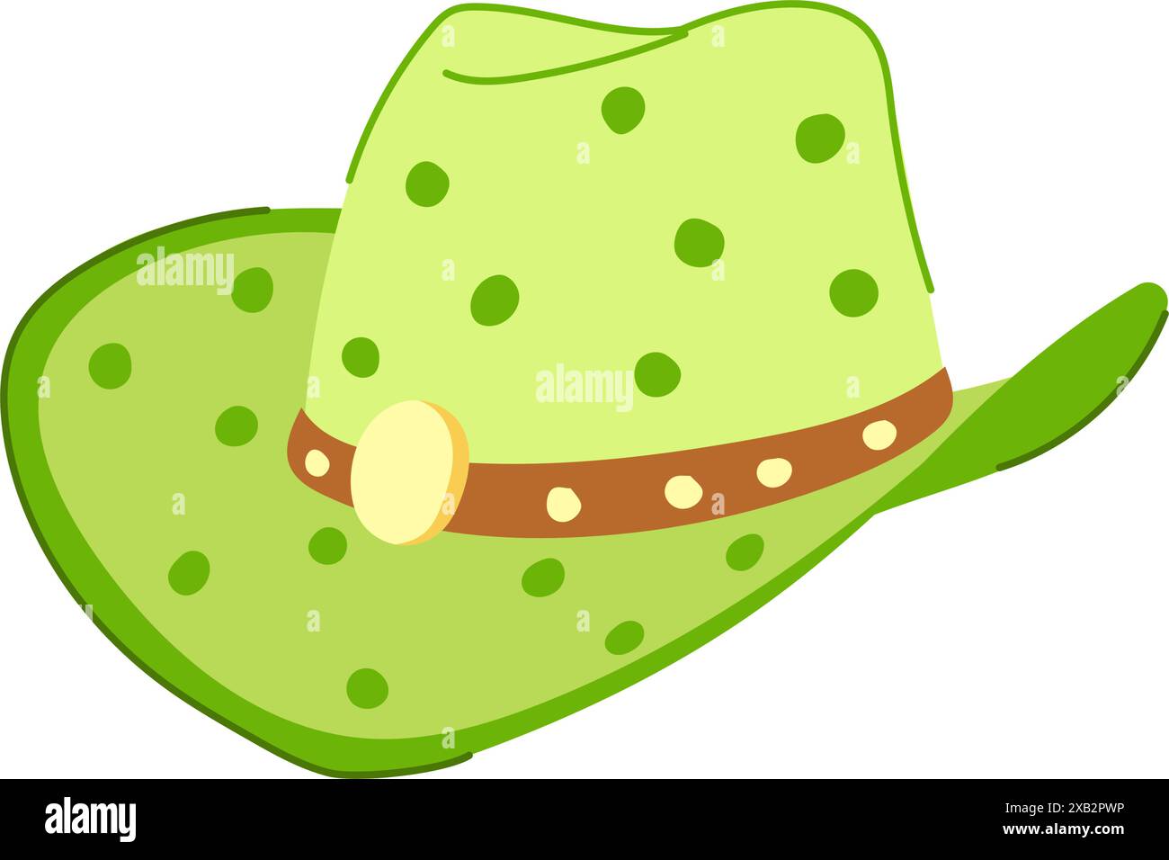 cow cowgirl hat cartoon vector illustration Stock Vector Image & Art ...
