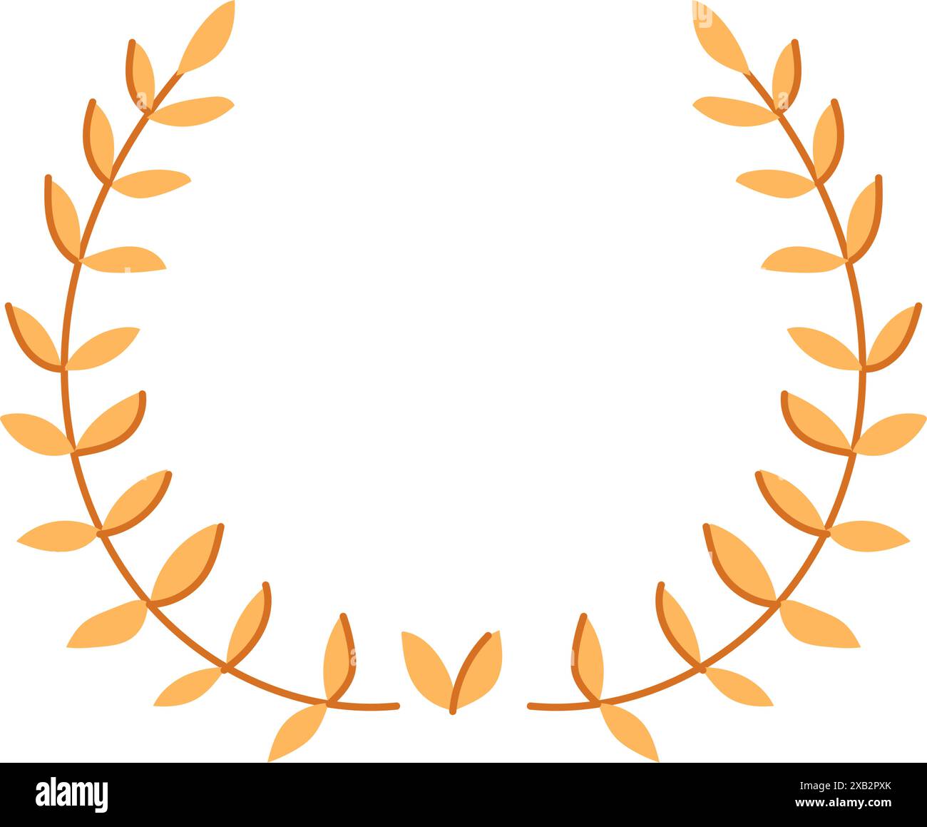 winner gold laurel cartoon vector illustration Stock Vector Image & Art ...