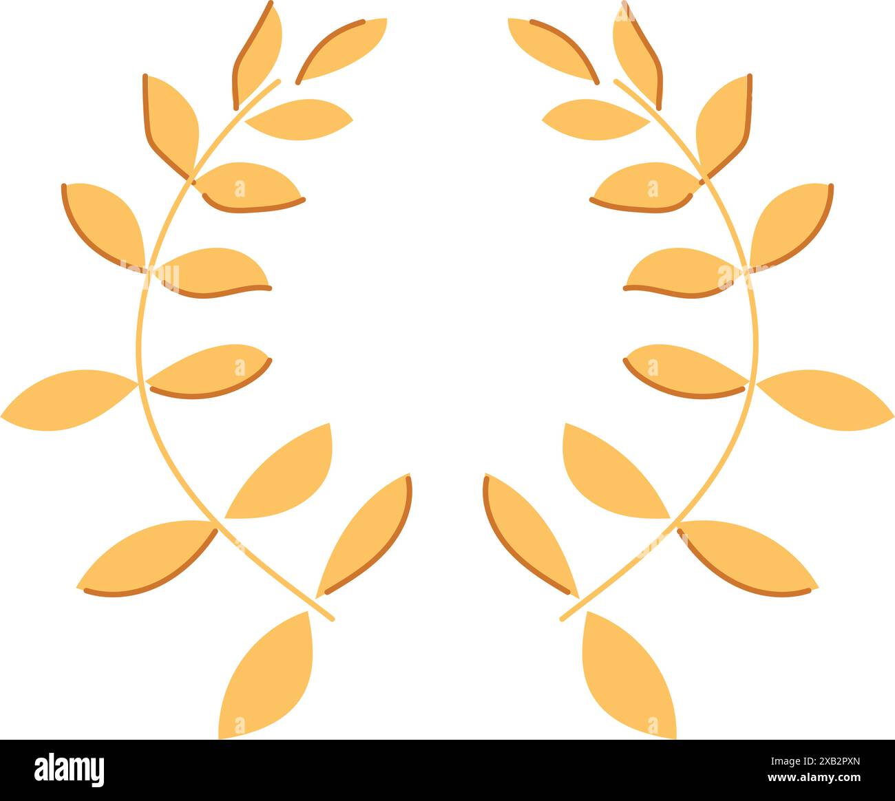 prize gold laurel cartoon vector illustration Stock Vector Image & Art ...