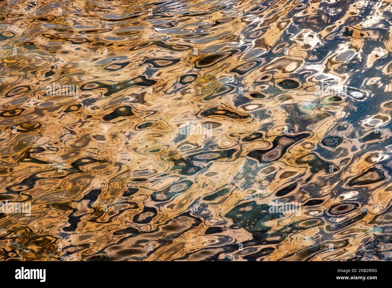 This photo captures the fascinating abstract patterns formed by ...