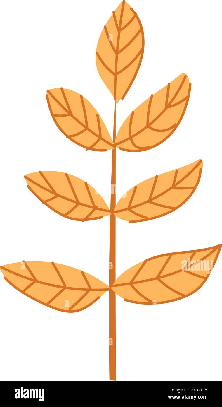 texture gold leaves cartoon vector illustration Stock Vector Image ...