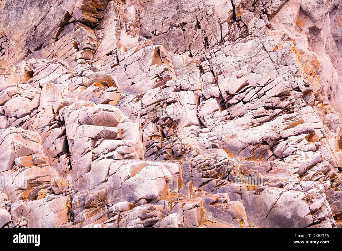 A close-up of natural rock shapes displaying intriguing textures and ...