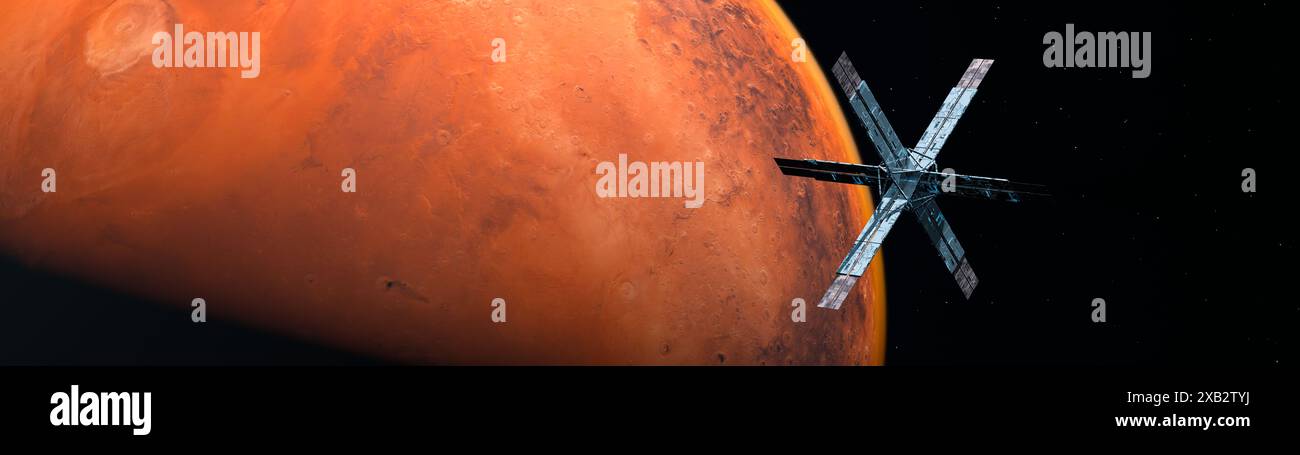 This digital illustration depicts the GeoModule, a three-axis satellite ...