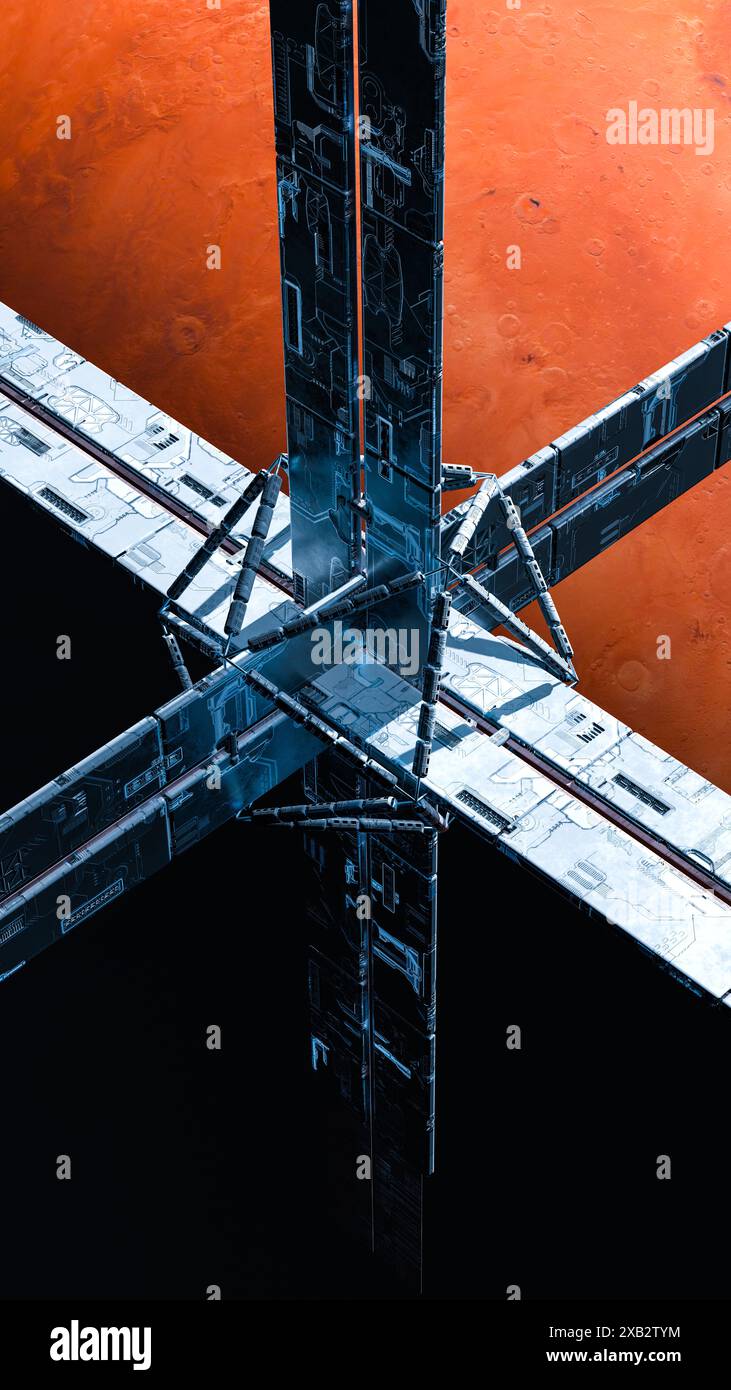 Conceptual illustration of the GeoModule, a satellite with a complex ...