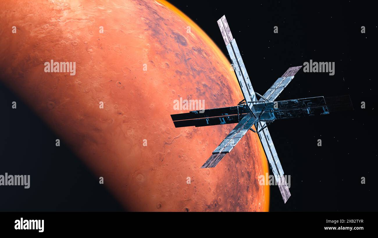 This illustration depicts the GeoModule satellite, equipped with a ...