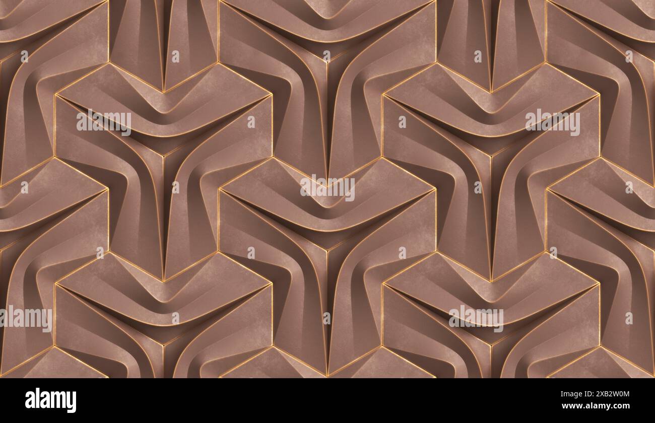 This high-quality image features a seamless pattern of modern geometric ...