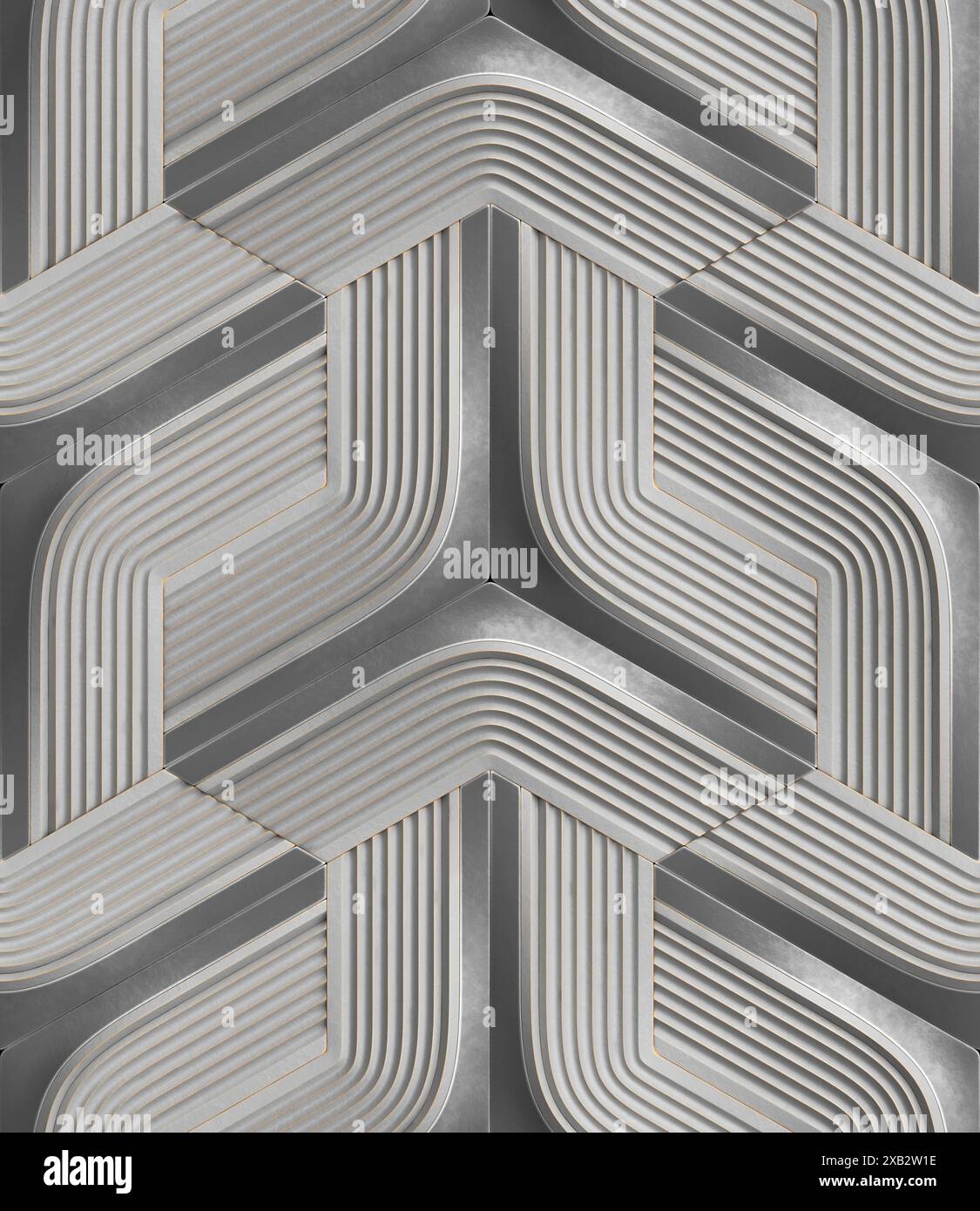 This image features a detailed close-up of a metallic structure with an ...