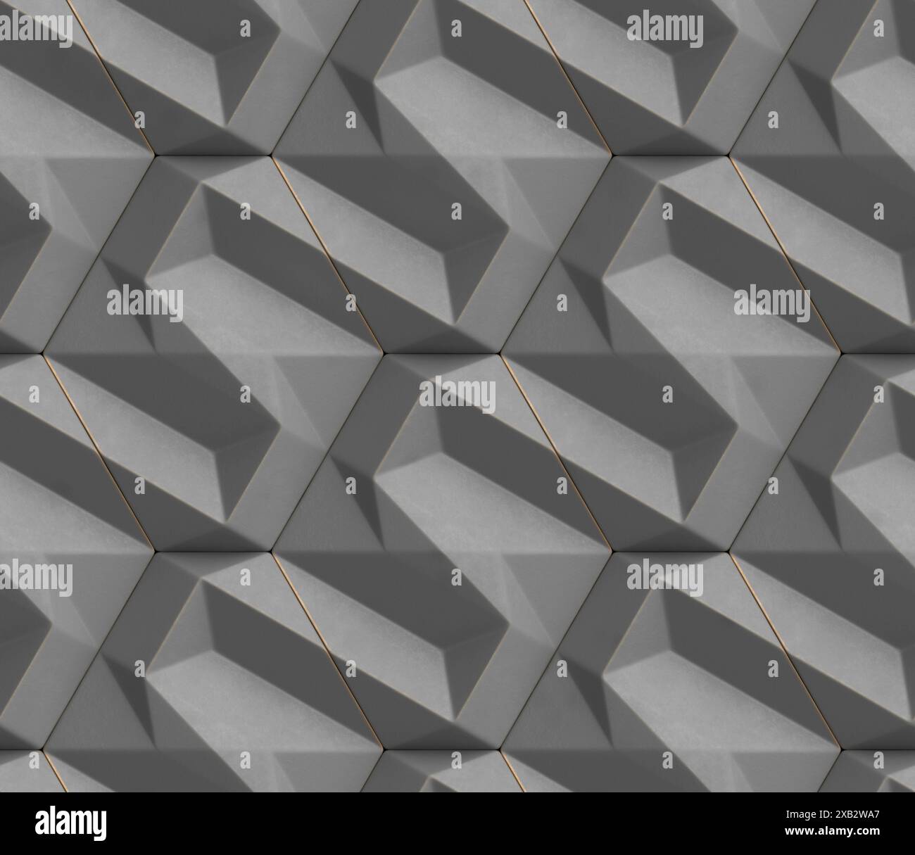 A close-up image depicting a repeating abstract geometric pattern in ...