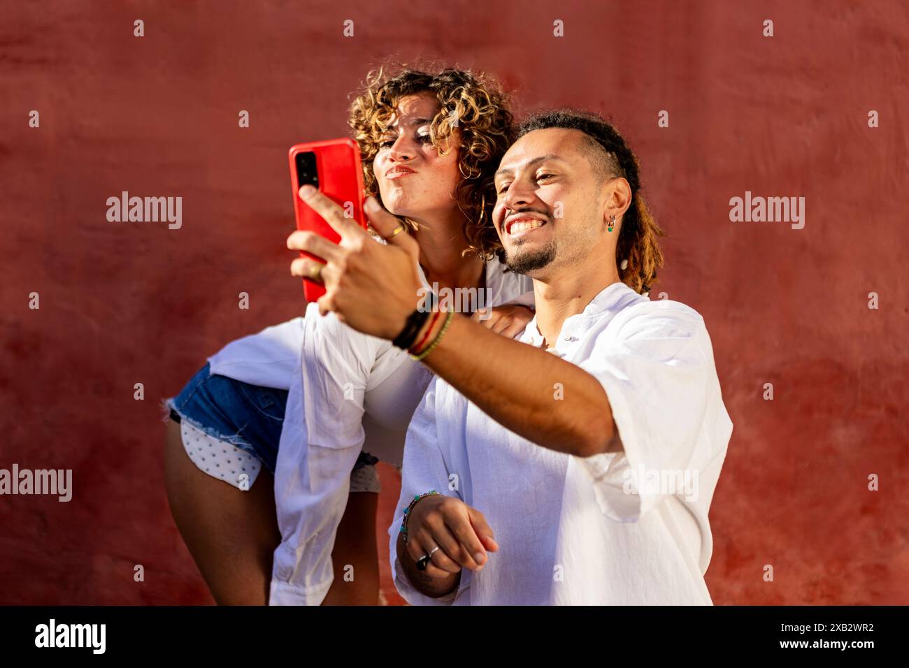 Red haired woman dreadlocks hi-res stock photography and images - Alamy