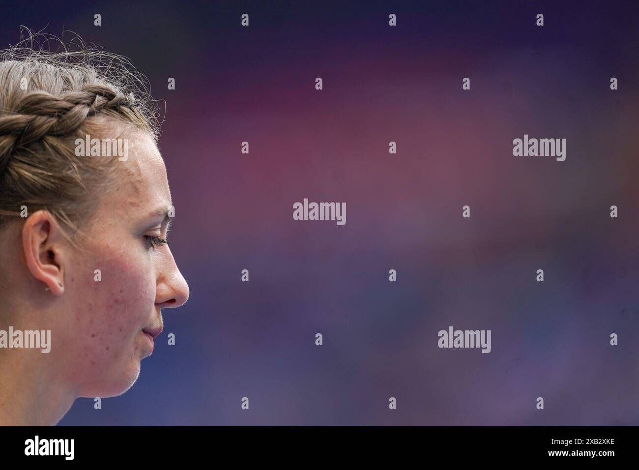 Rome, Italy. 10th June, 2024. ROME, ITALY - JUNE 10: Photo shows half ...