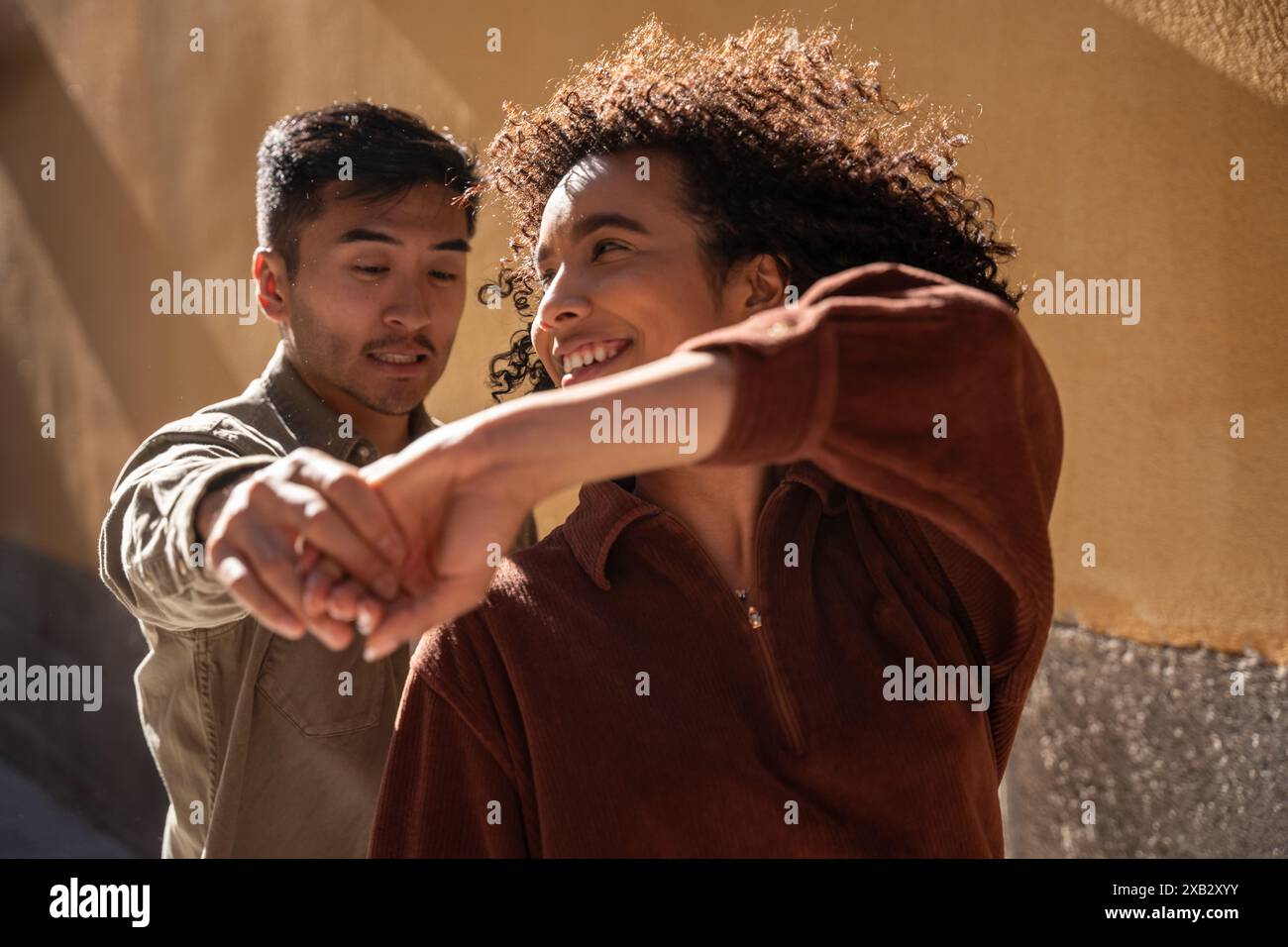 Couple shares intimate dance together hi-res stock photography and images - Alamy