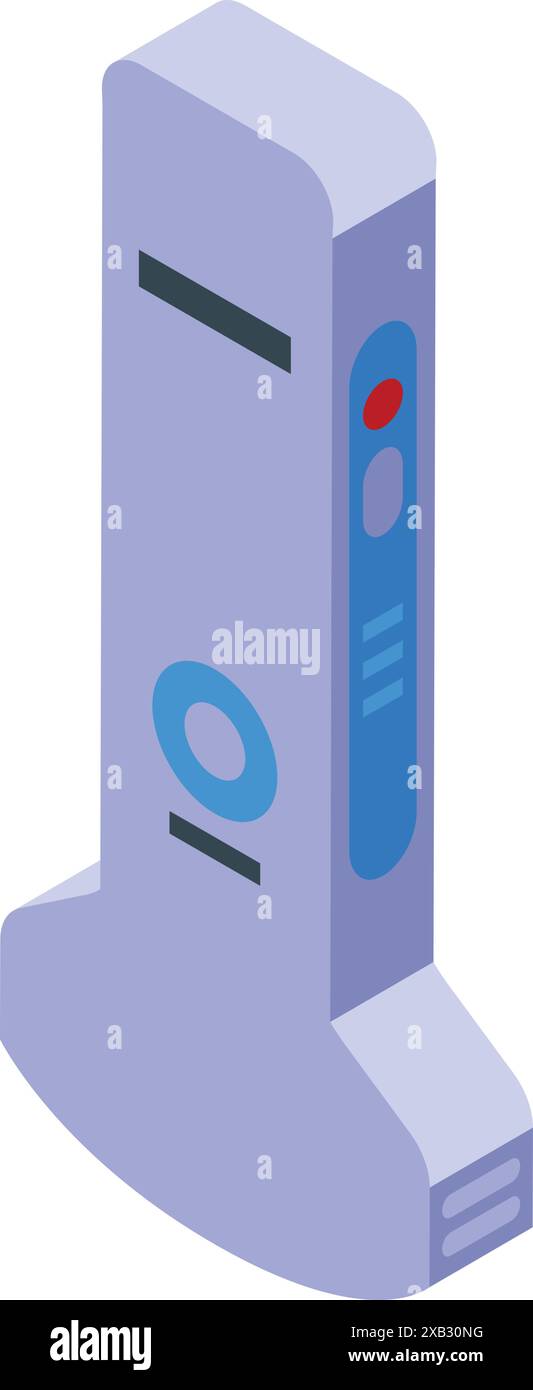 White wireless router standing Stock Vector Images - Alamy