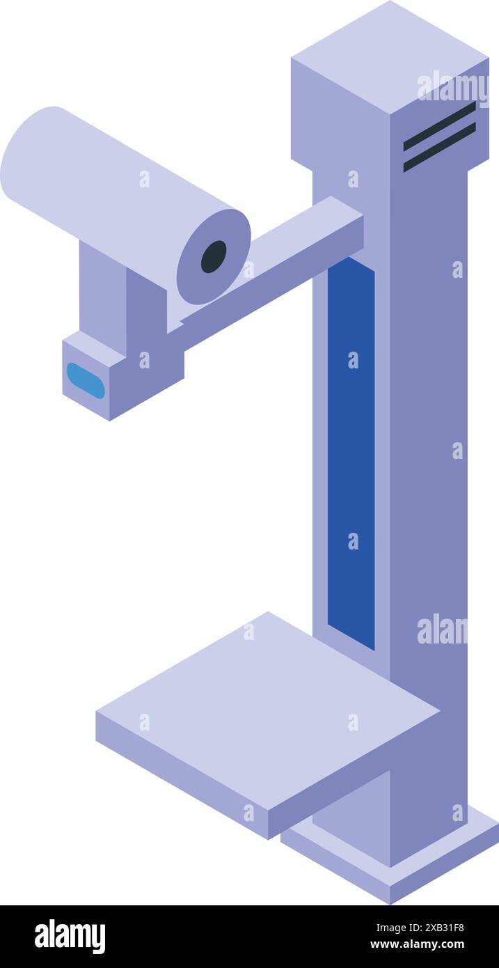 X ray machine standing in hospital room, medical examination concept ...
