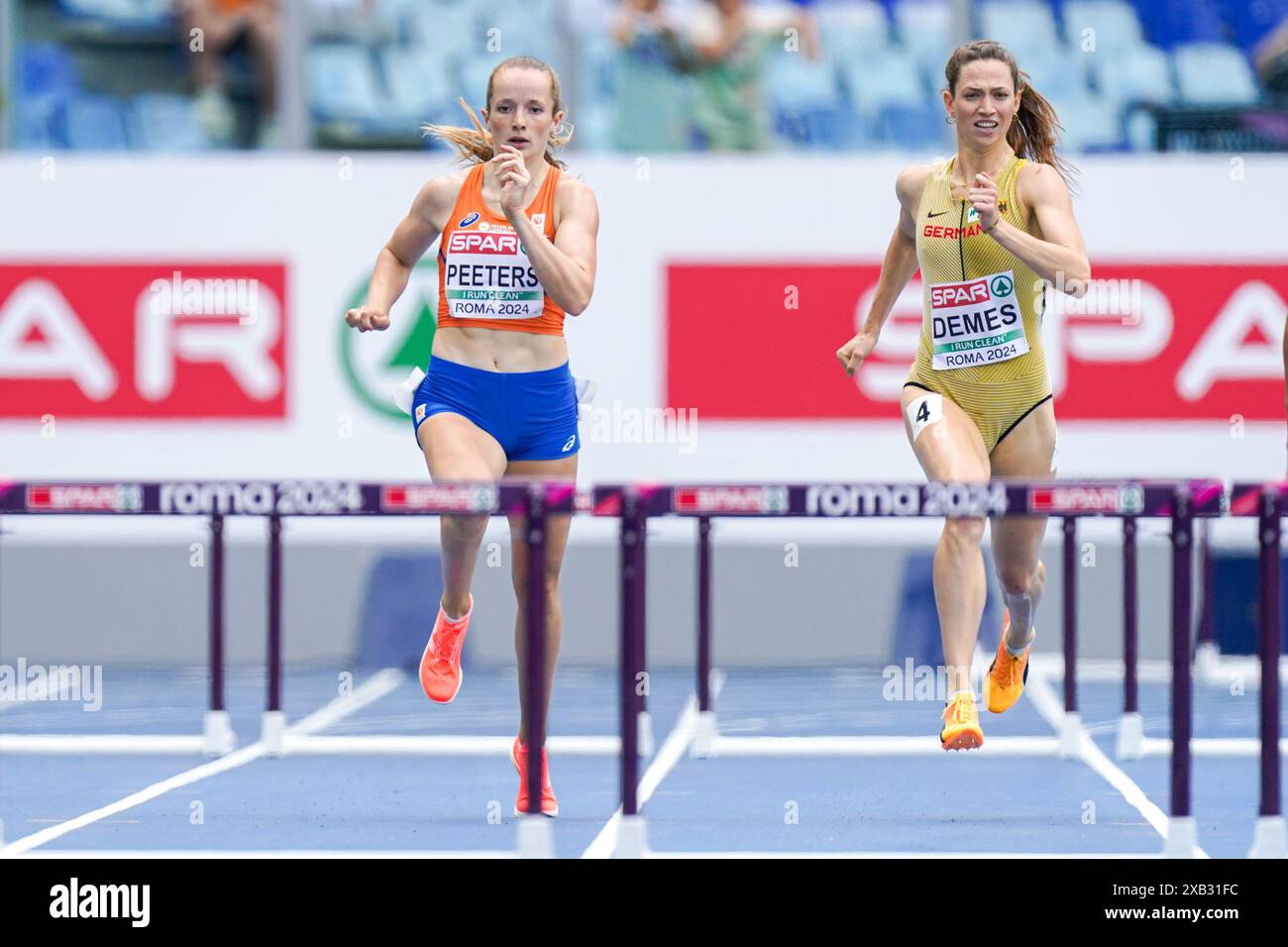 ROME, ITALY - JUNE 10: Cathelijn Peeters of the Netherlands, Eileen ...