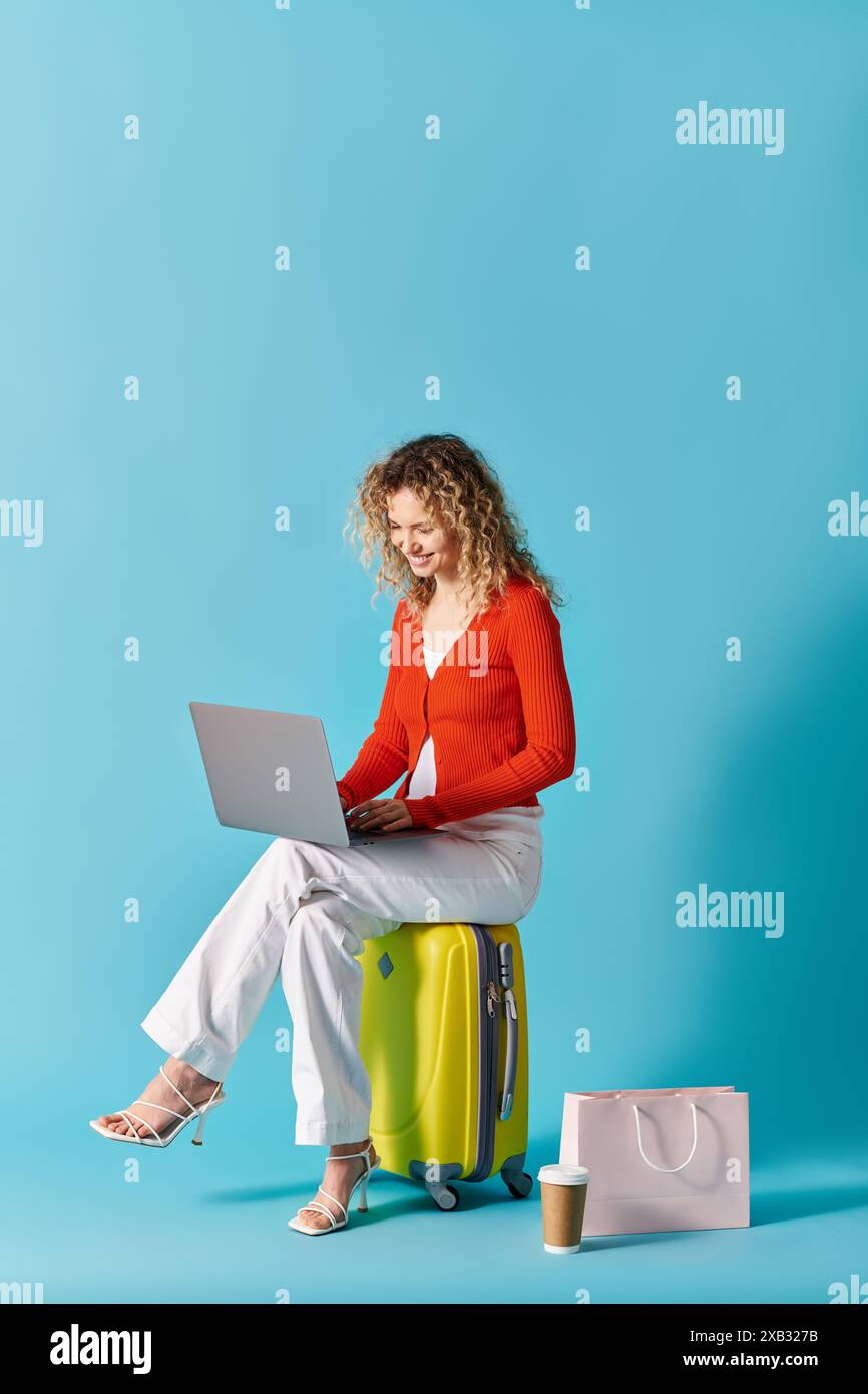 Beautiful independent woman browsing on hi-res stock photography and ...