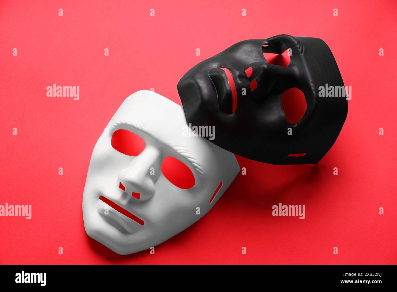 Black and red masks hi-res stock photography and images - Alamy