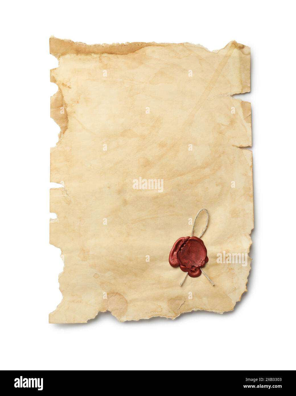 Old paper scroll wax hi-res stock photography and images - Alamy