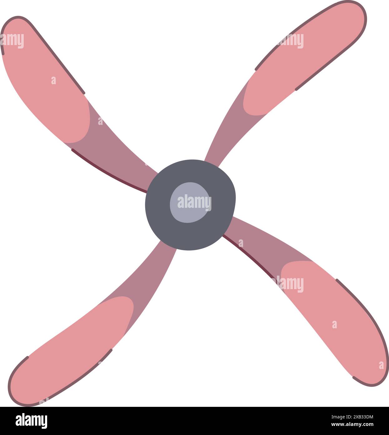 airplane propeller cartoon vector illustration Stock Vector Image & Art ...